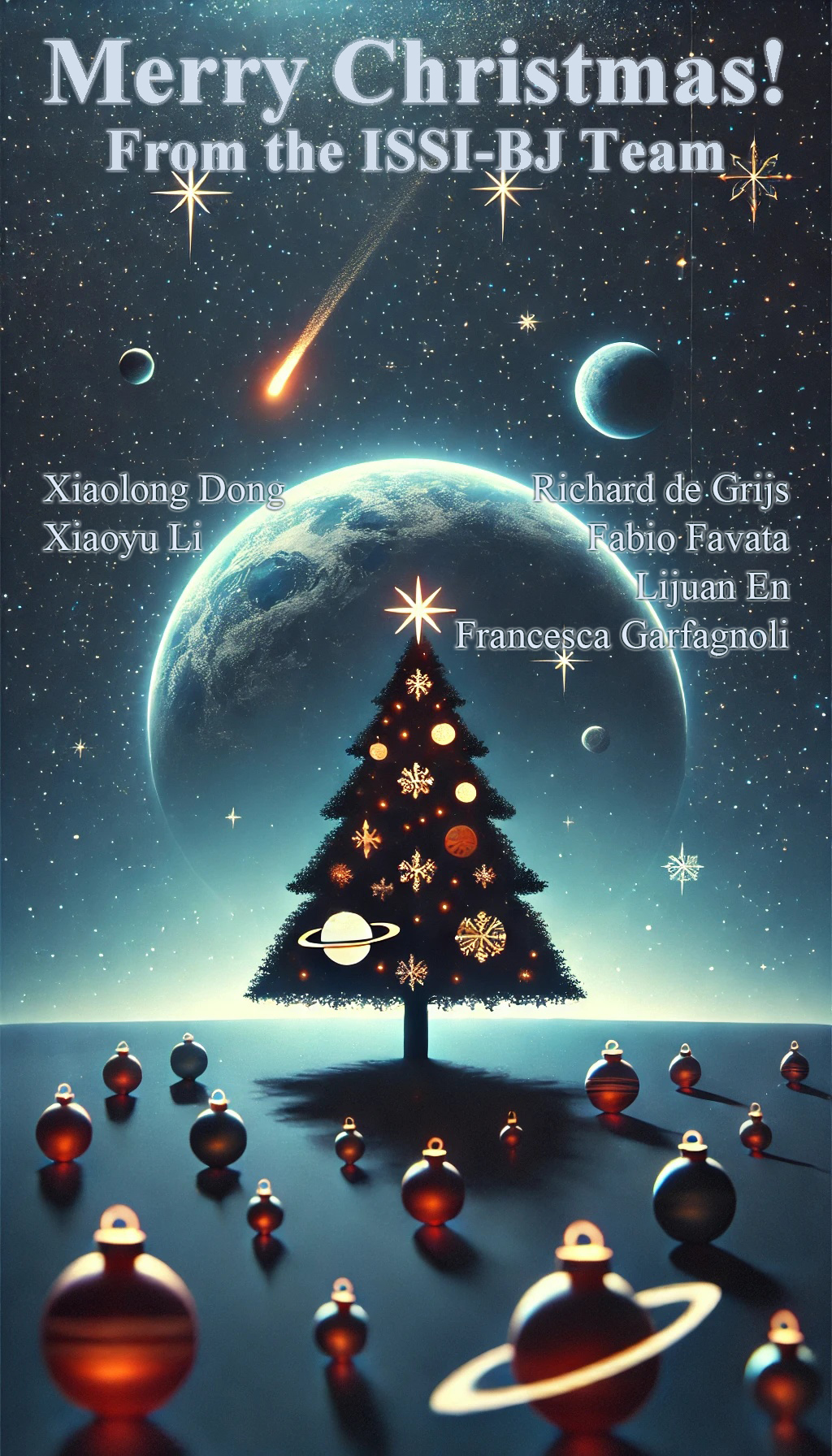 Merry Christmas from ISSI-BJ Executive Director----International Space Science Institute - Beijing